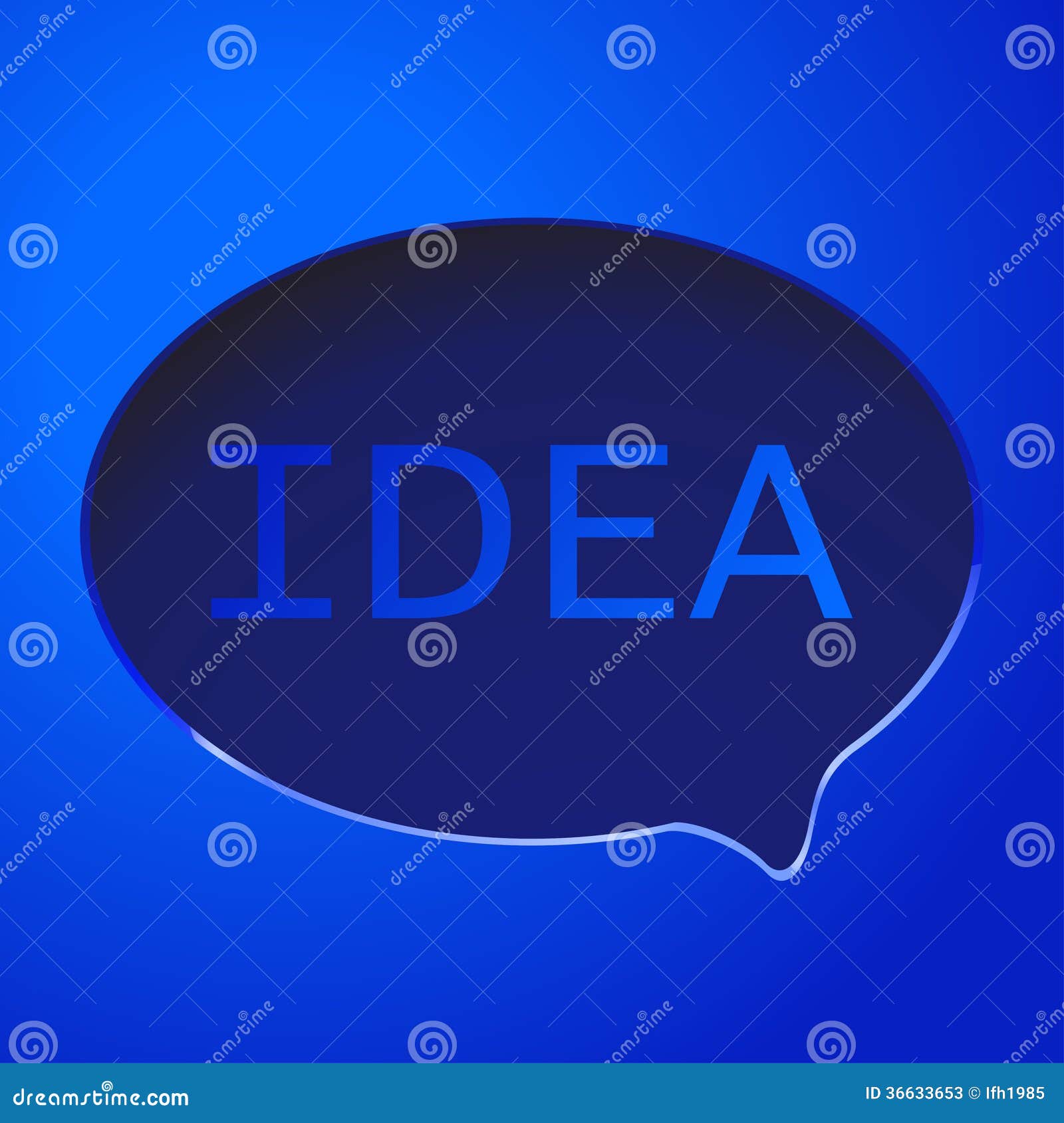 Idea label stock vector. Illustration of work, exploding - 36633653