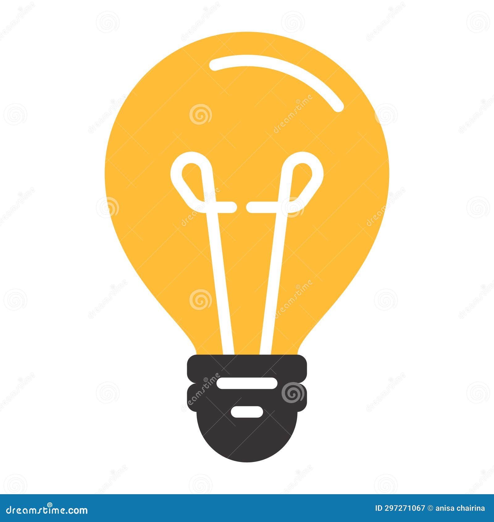 Idea Lamp Element Collection Set Stock Vector - Illustration of vector ...