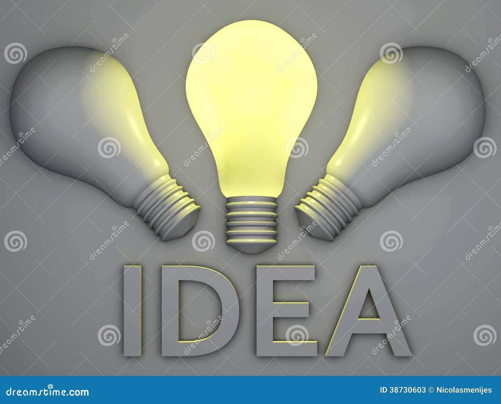 Idea Light Bulb stock illustration. Illustration of idea - 38730603