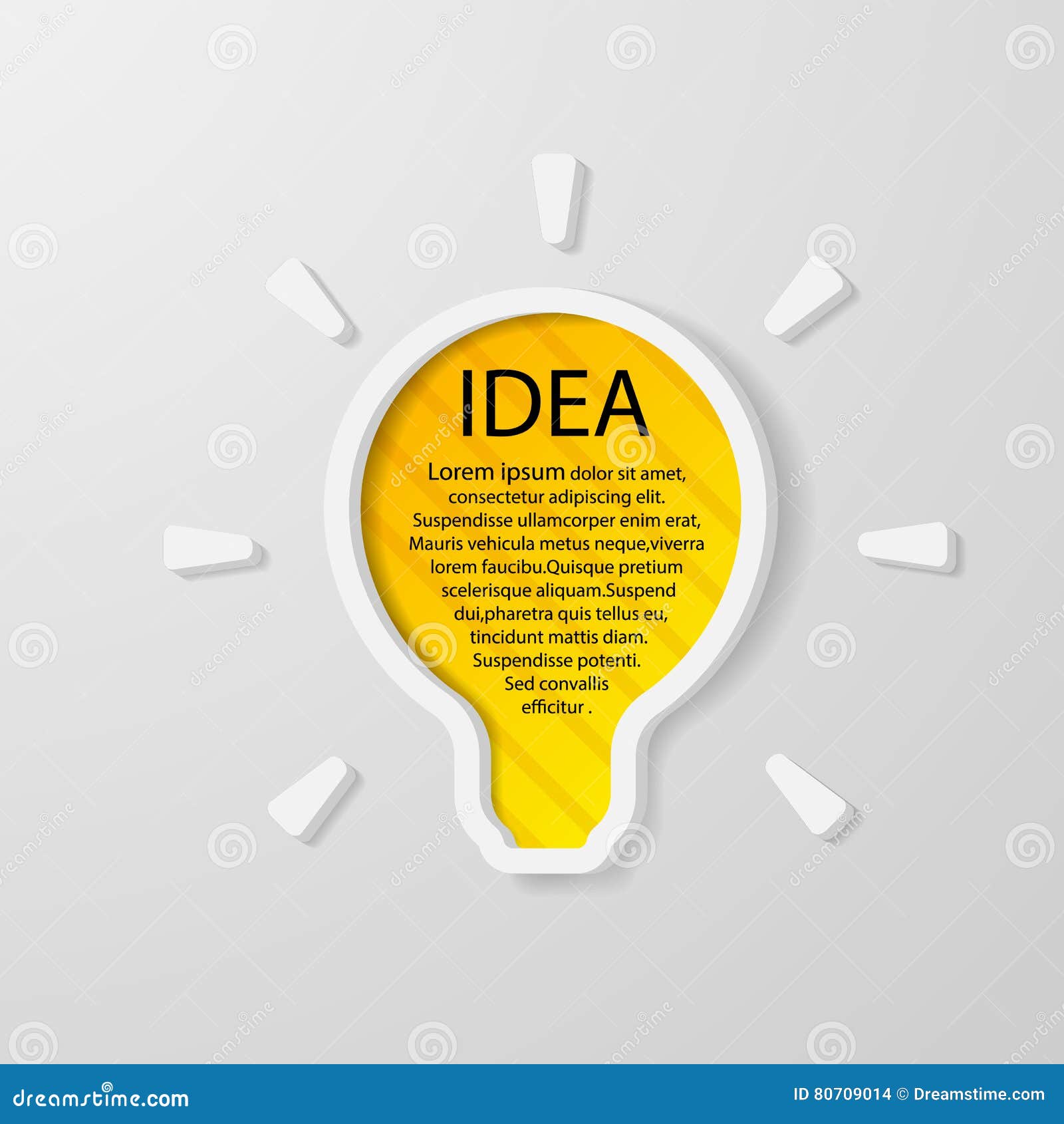 Idea stock vector. Illustration of genius, conceptual - 80709014