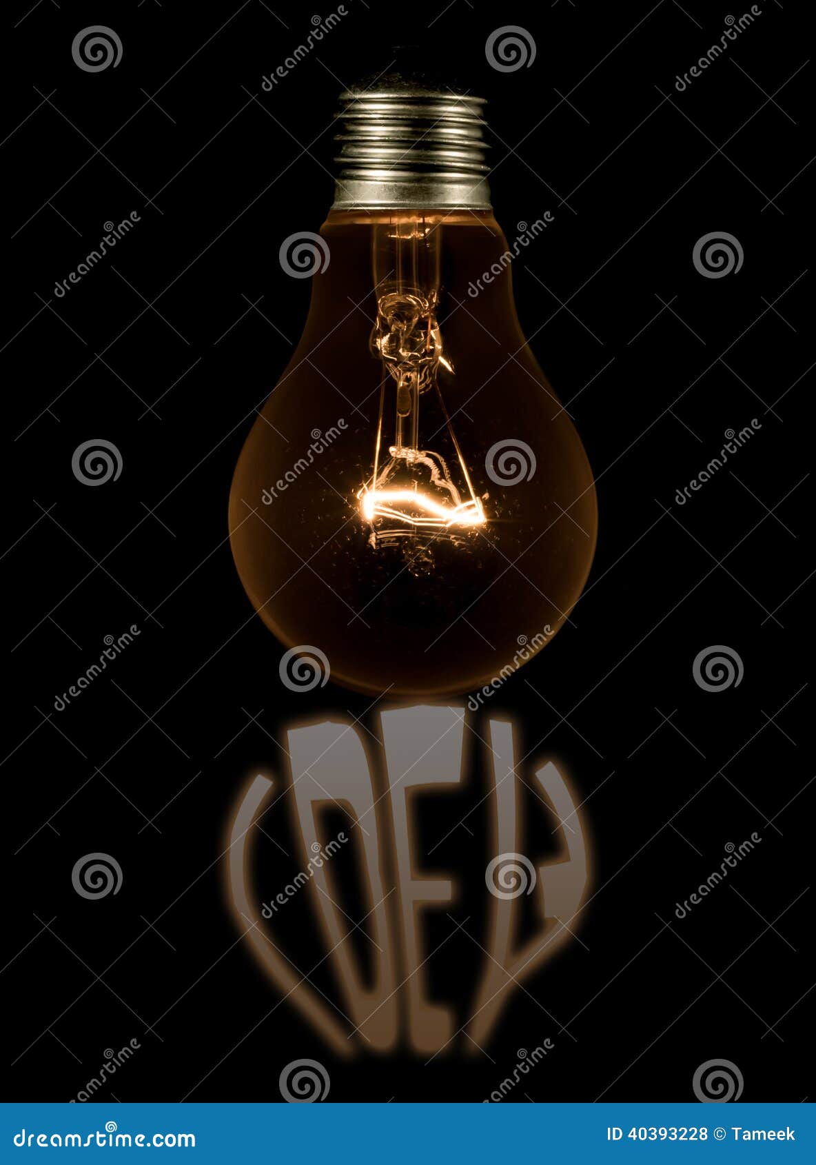 Idea light bulb stock photo. Image of lightbulb, efficient - 40393228