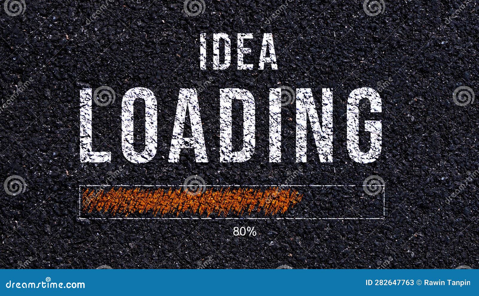 Idea Loading Concept with Hyperspace Suitable for Business Presentation ...
