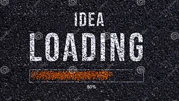 Idea Loading Concept with Hyperspace Suitable for Business Presentation ...