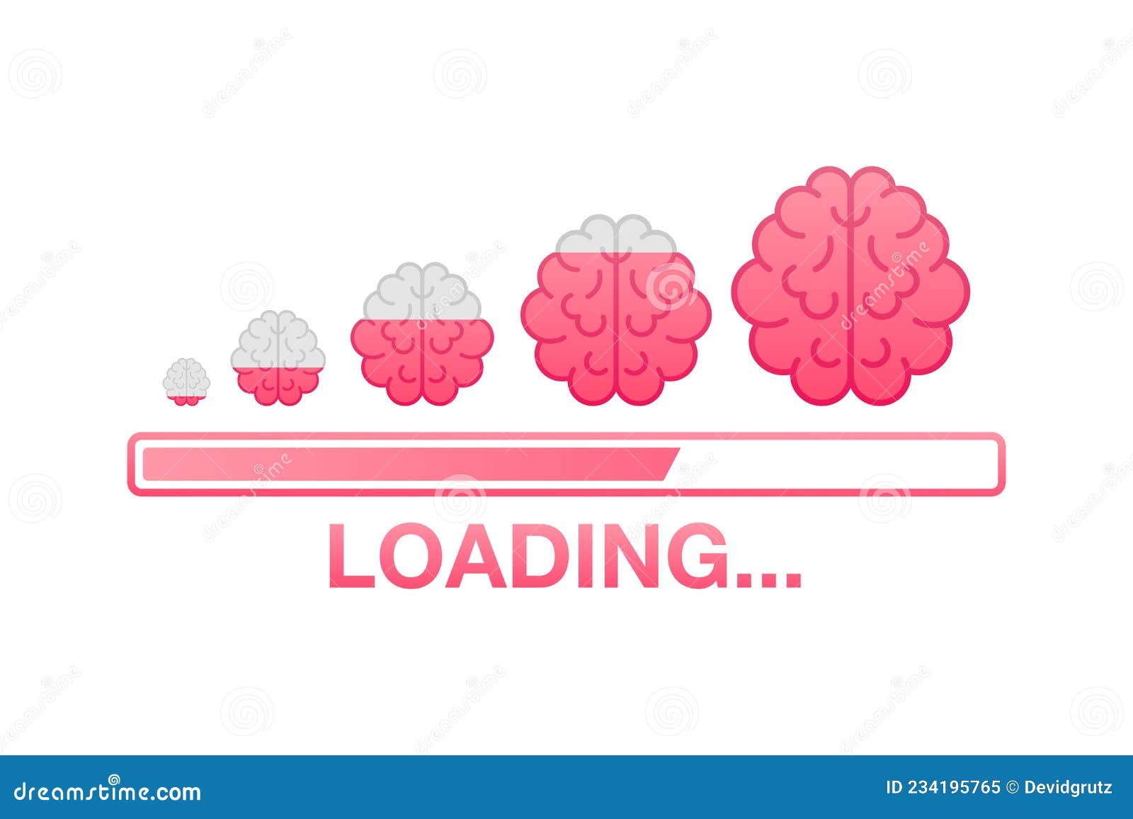 Idea Loading Concept with Idea Brain Processed on a Lightbulb Bar ... Idea Loading Concept with Idea Brain Processed on a Lightbulb Bar ...