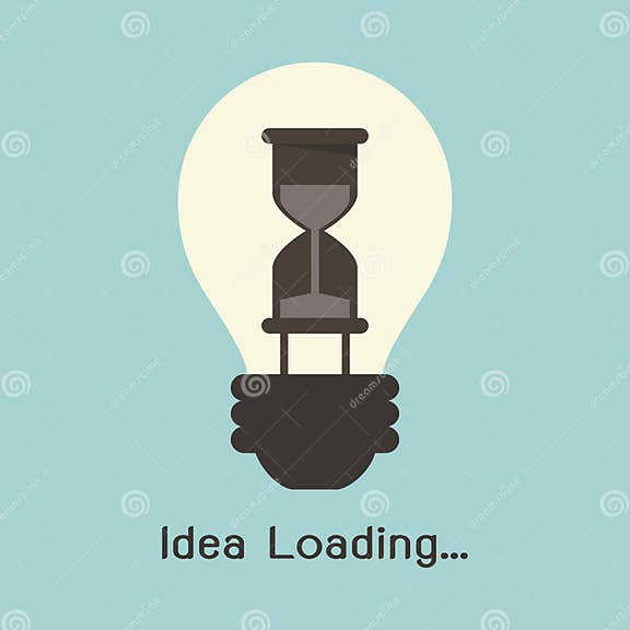 Idea loading stock vector. Illustration of receive, output - 37171713