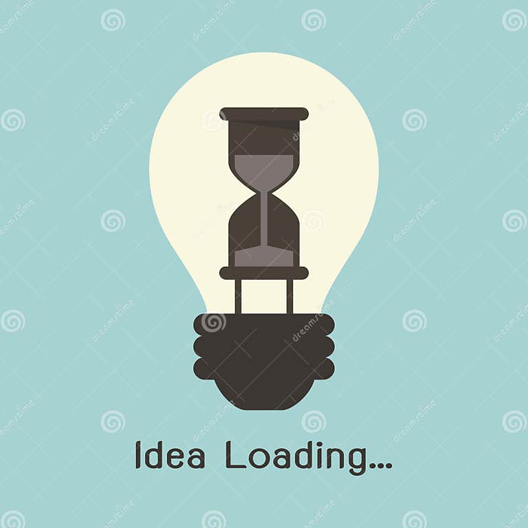 Idea loading stock vector. Illustration of receive, output - 37171713