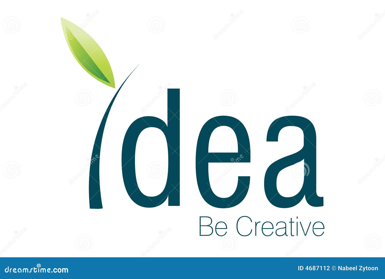 Idea Logo stock vector. Illustration of background, designer - 4687112
