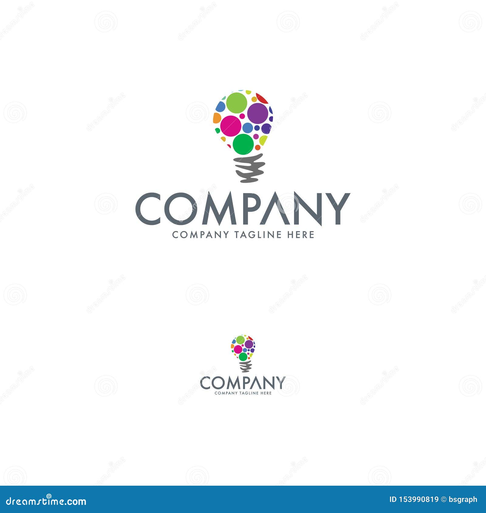 Idea Logo Design Template. Company Logo Element. Stock Vector ...