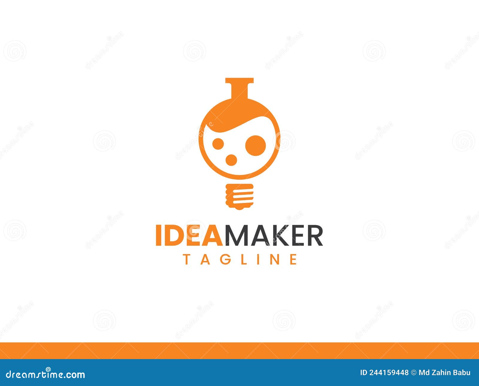 Idea maker logo template stock vector. Illustration of equipment ...