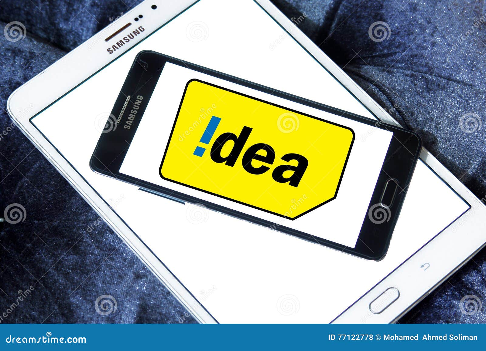 Idea mobile operator logo editorial stock photo. Image of famous - 77122778
