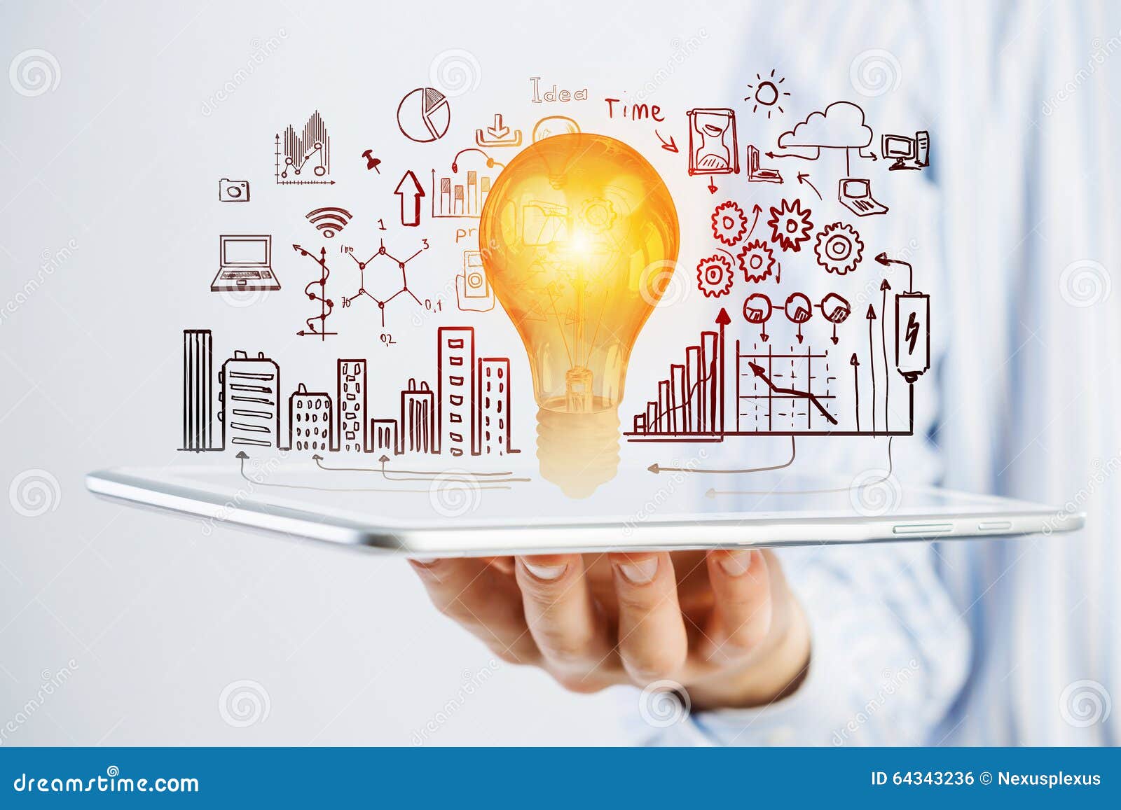 Idea Para El Proyecto De Desarrollo Foto de archivo - Imagen de moderno ...