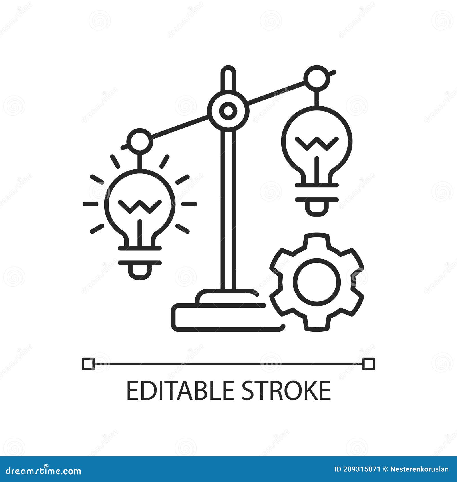Prioritization Icon. Line Style Element From Business Intelligence ...