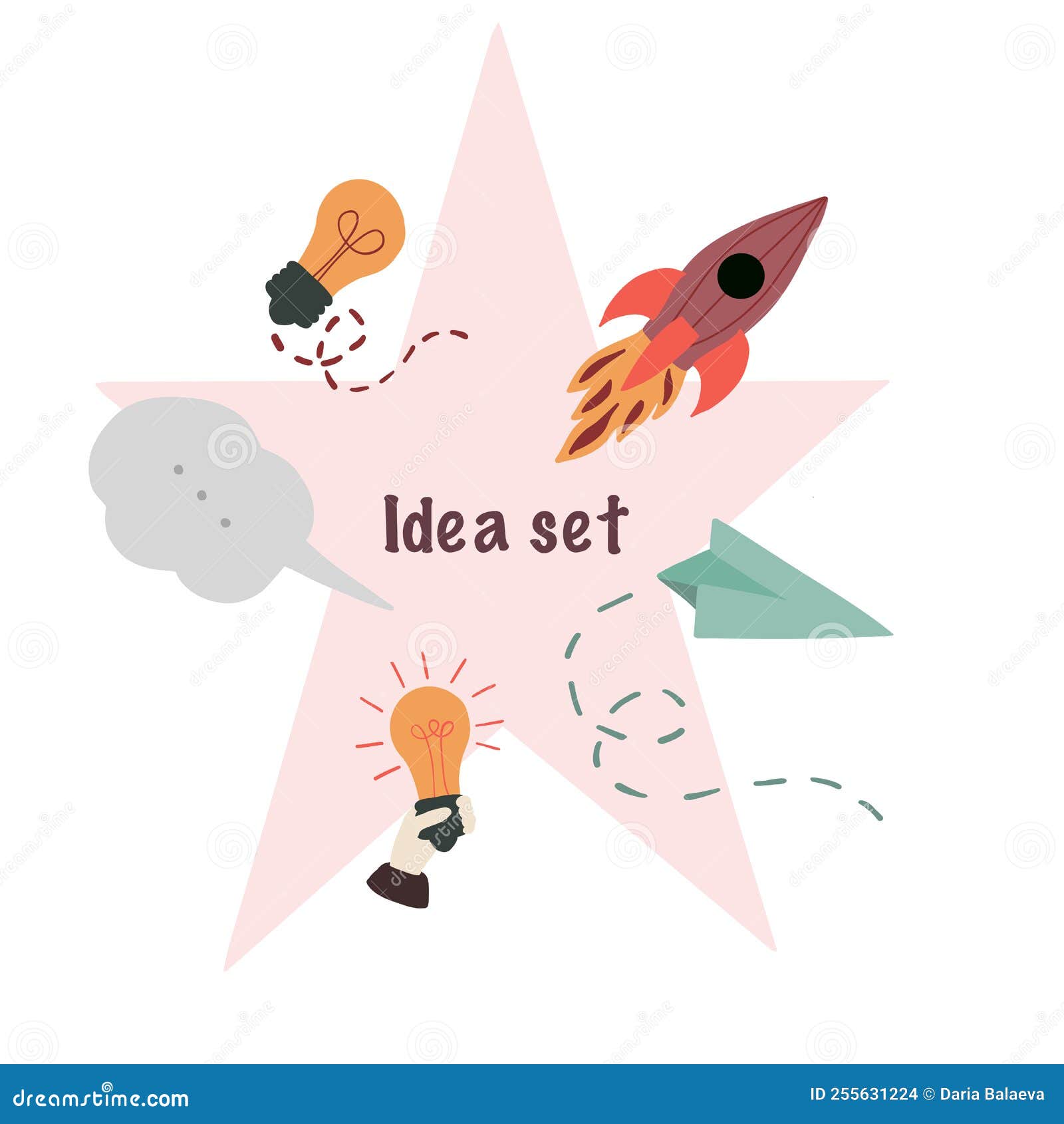 Idea Set Start Up Imagination and Thinking Objects in the Pink Star ...