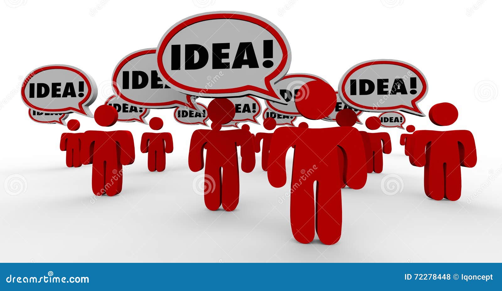 Bubble People Vector Bubbling Speech Communication And Group Of Man ...