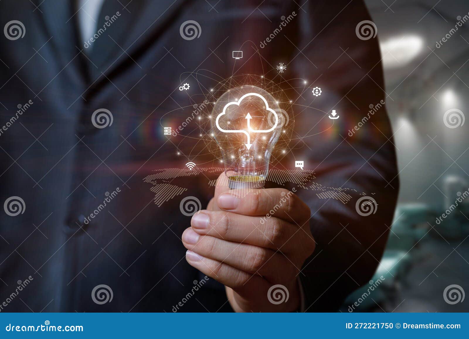 The Idea of Storing and Transmitting Information Stock Photo - Image of ...
