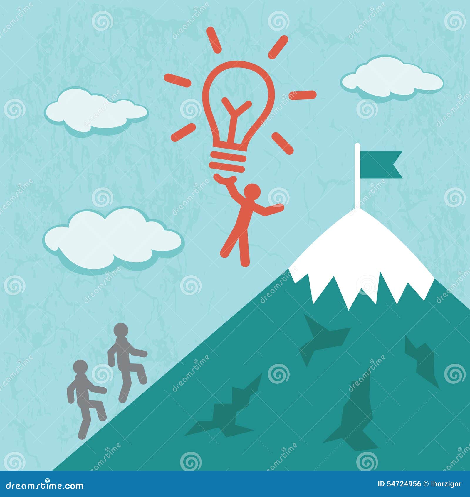 Idea Success Barchart Royalty-Free Stock Photography | CartoonDealer ...