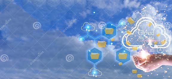 The Idea of Using the Online Cloud is Convenient. Energy-saving and ...