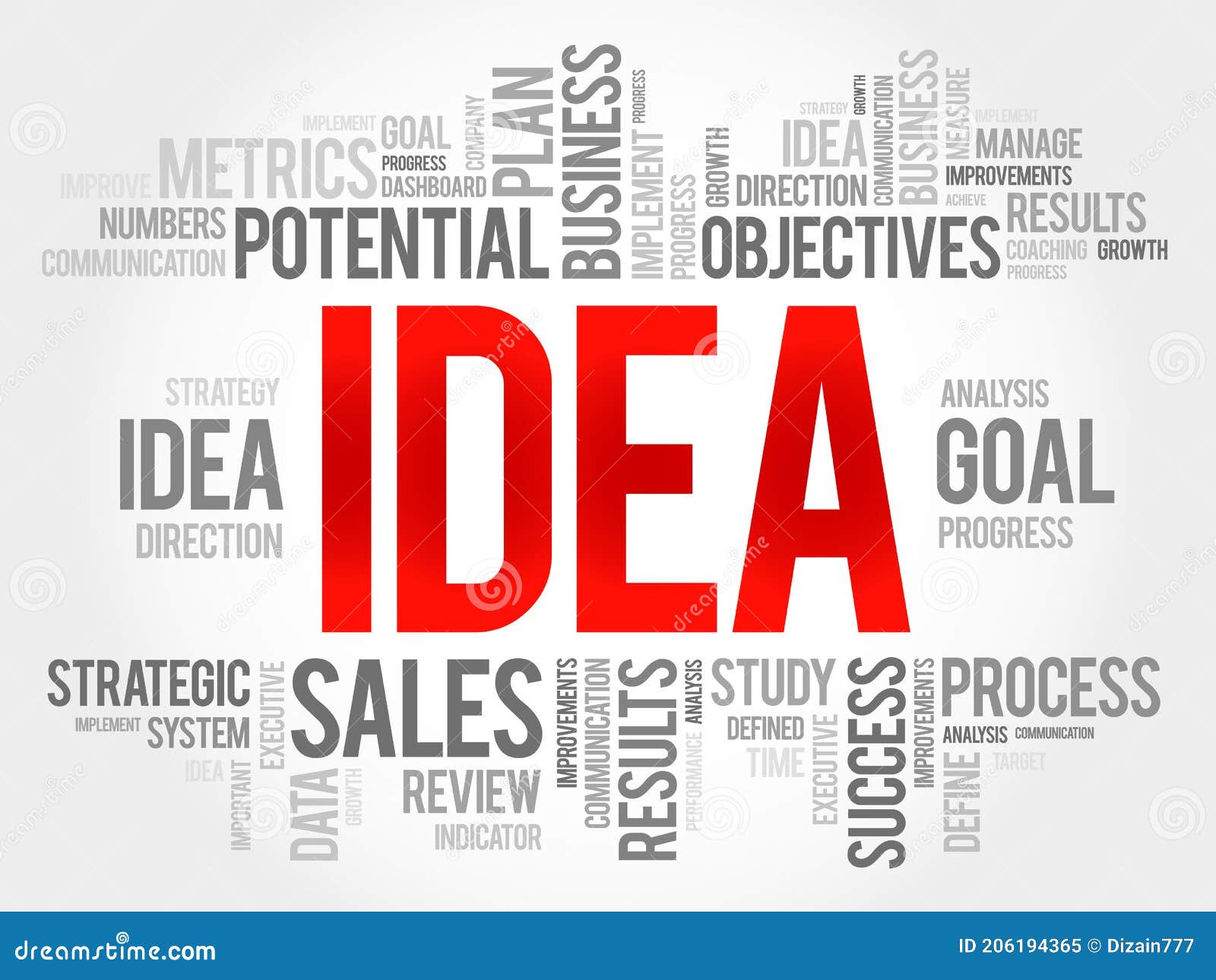 Idea word cloud stock illustration. Illustration of axiom - 206194365