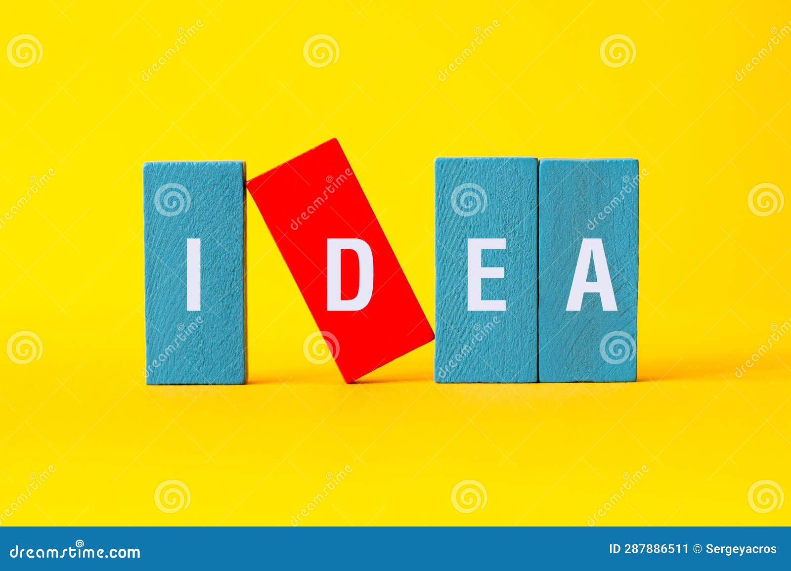 Idea - Word Concept on Building Blocks, Text Stock Image - Image of ...
