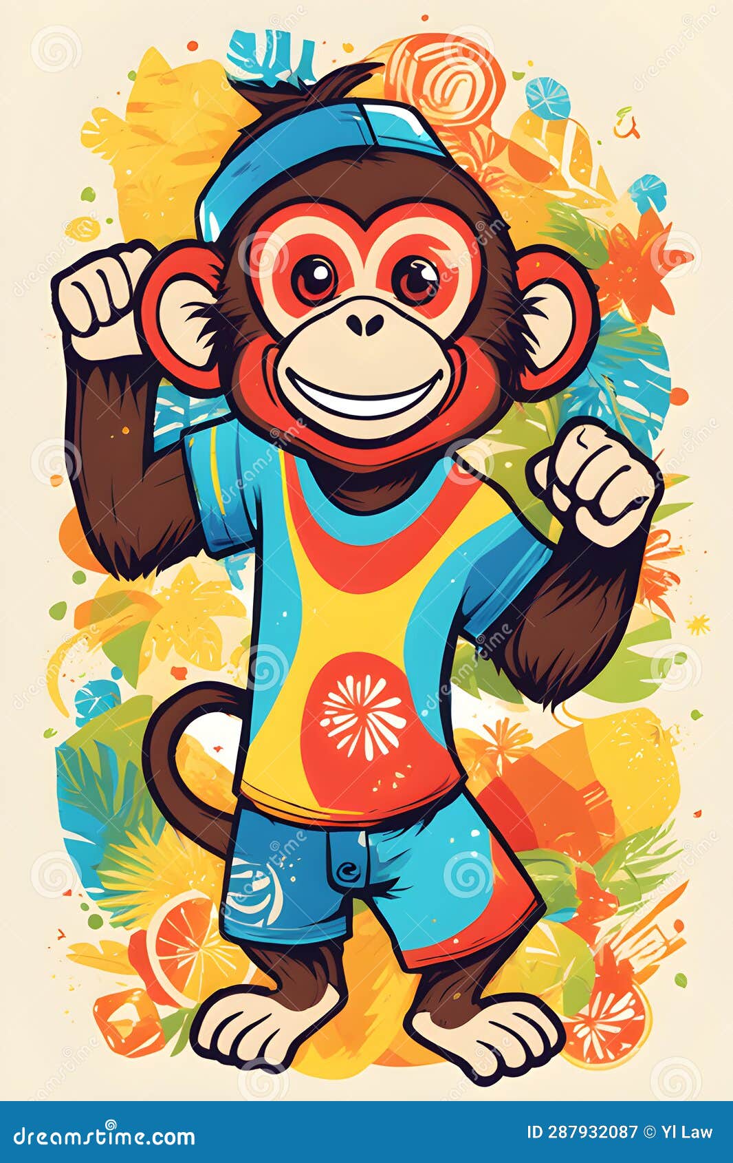 The Ideal for Art Print, Monkey Summer Editorial Photography - Image of ...