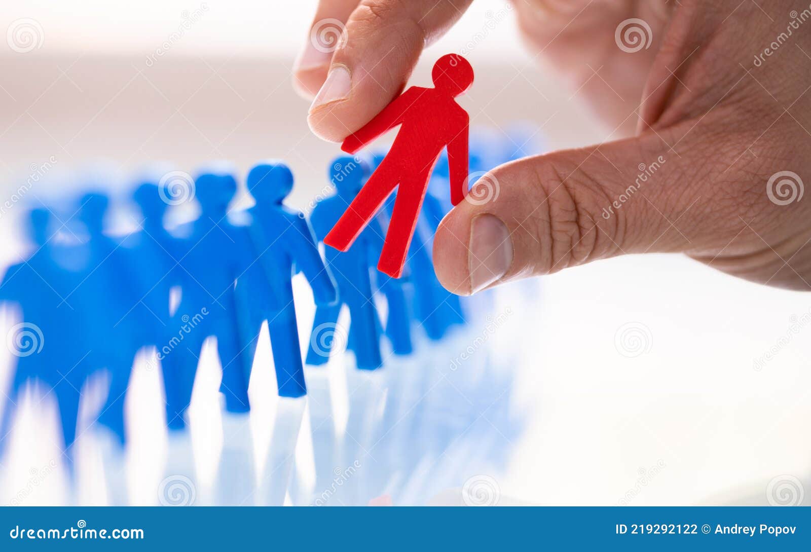 Ideal Client or Job Candidate Profile Selection Stock Photo - Image of ...