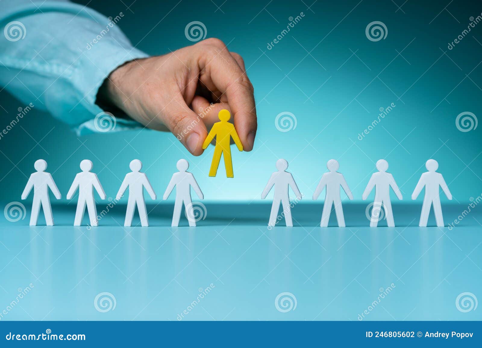 Ideal Client or Job Candidate Profile Selection Stock Photo - Image of ...
