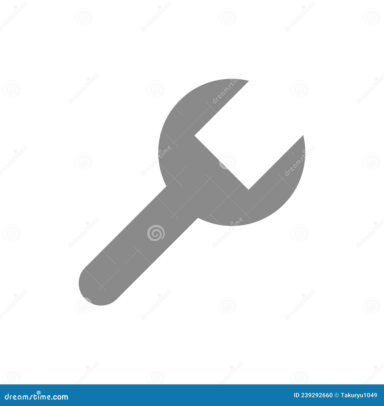 Compact Spanner Icon. Setting Icon. Vector. Stock Vector - Illustration ...