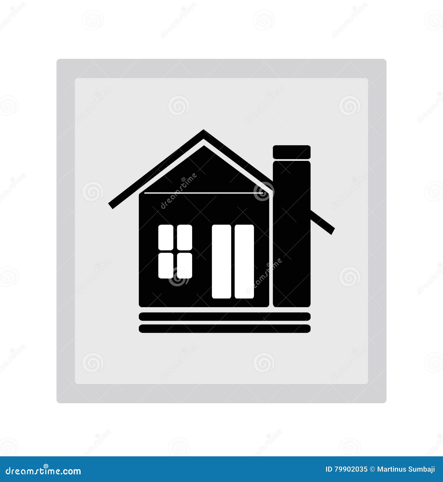 Ideal Home Icon stock vector. Illustration of modern - 79902035