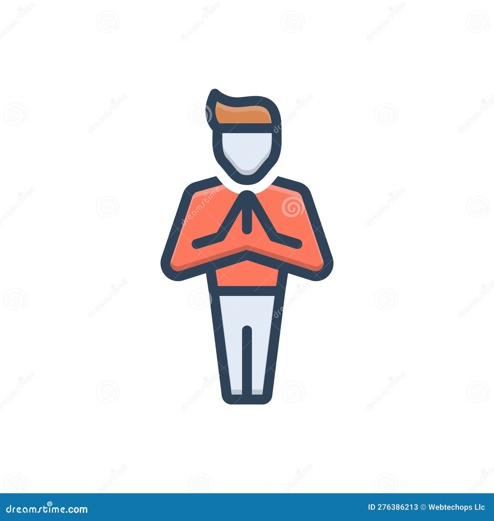 Color Illustration Icon for Ideal, Perfect and Model Stock Illustration ...