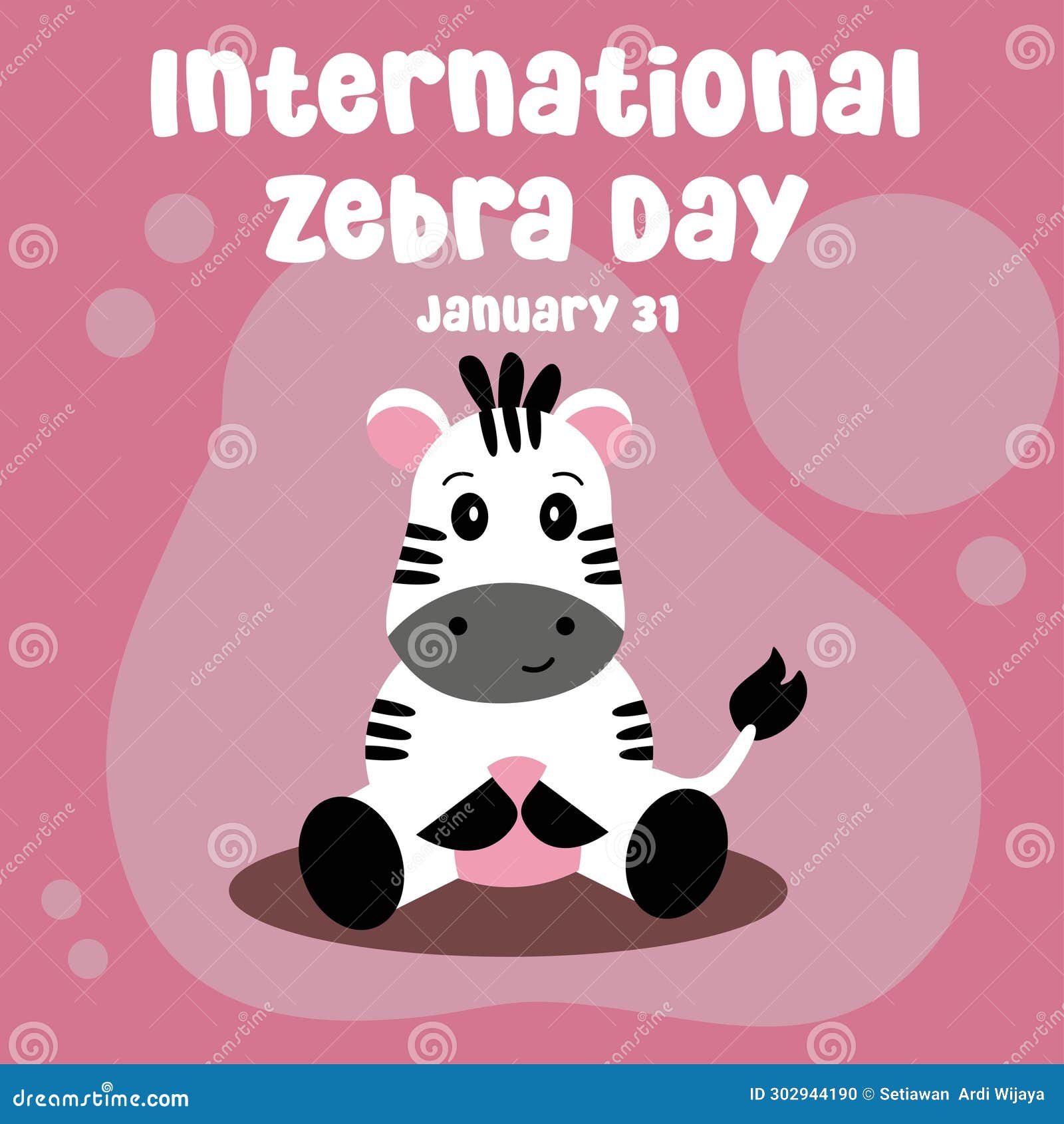 Ideal for International Zebra Day Celebrations, this Vector Graphic ...