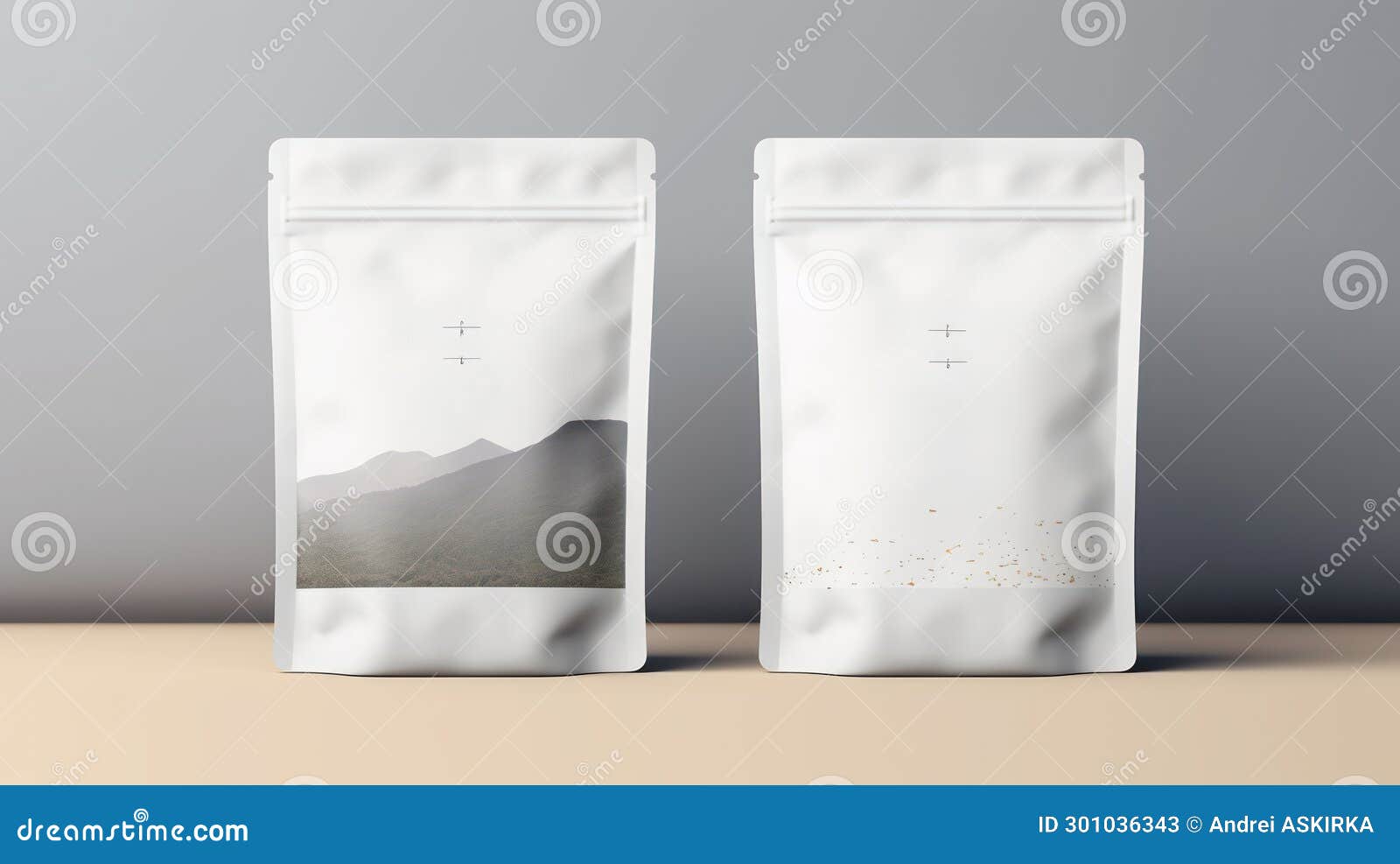 An Ideal Mockup Template for Loose Leaf Tea Packaging, Presenting a ...