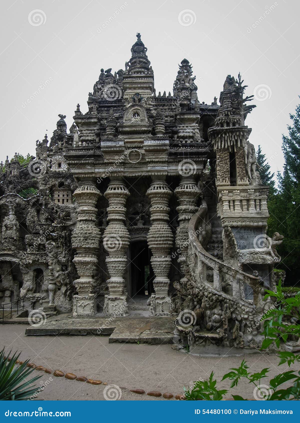 Ideal Palace of Postman Cheval, France Stock Photo - Image of tourism ...