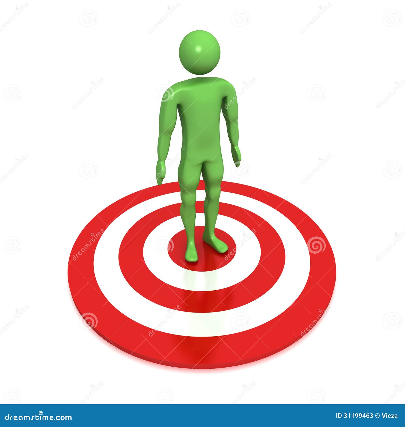 Ideal target stock illustration. Illustration of person - 31199463