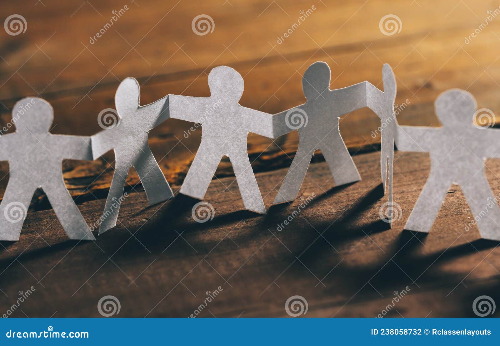 Paper Men Teamwork stock photo. Image of friend, business - 238058732
