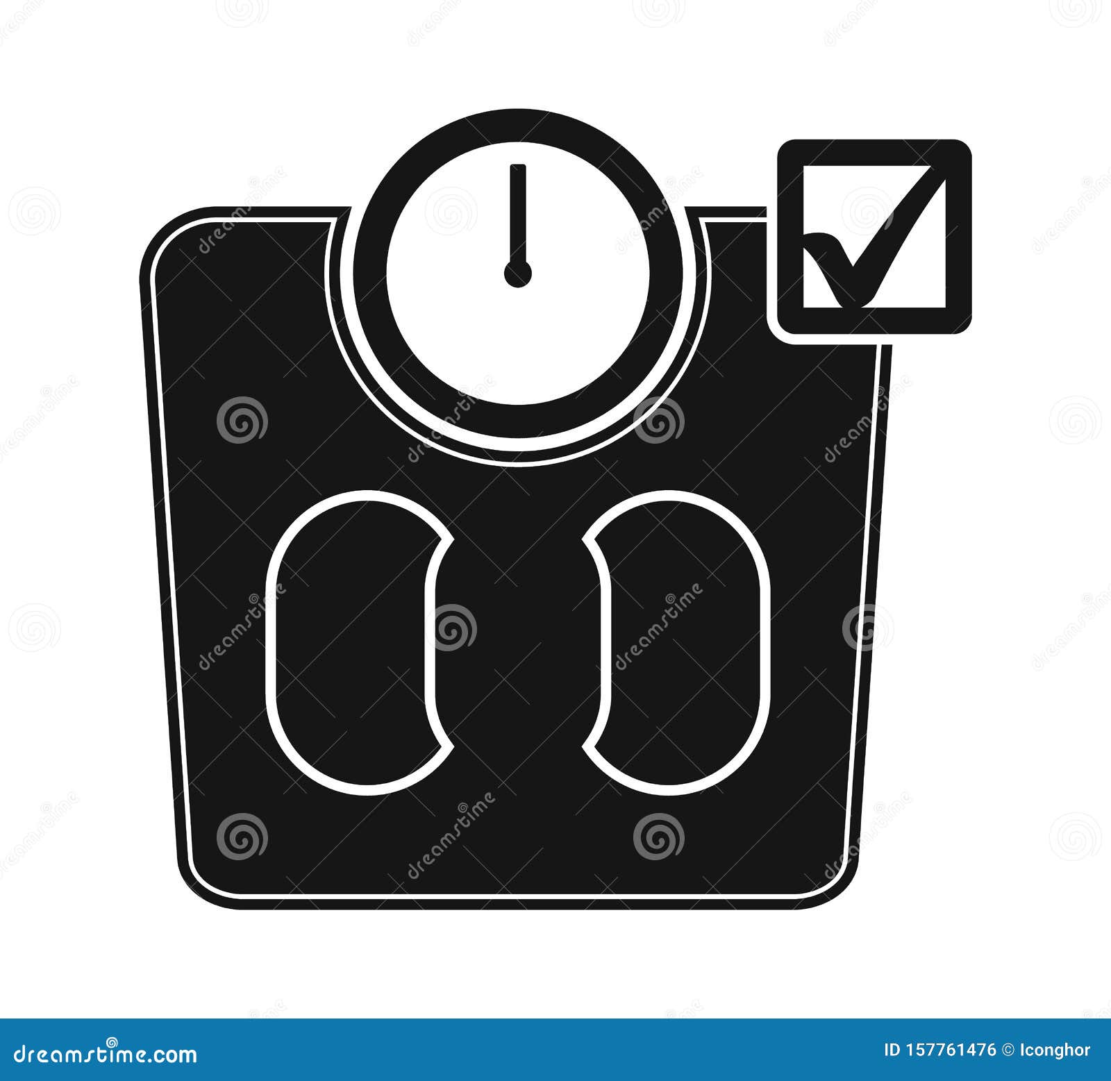 Ideal Weight Formula Illustration With Female And Male Silhouettes ...