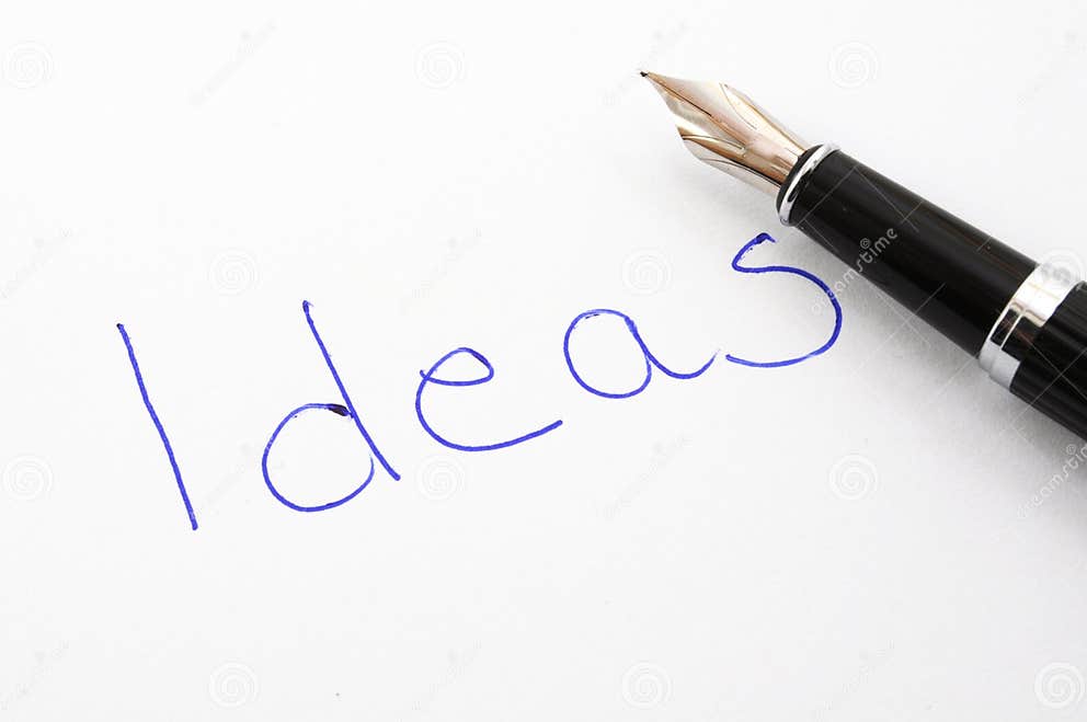 Ideas stock photo. Image of creation, imagination, written - 13623648