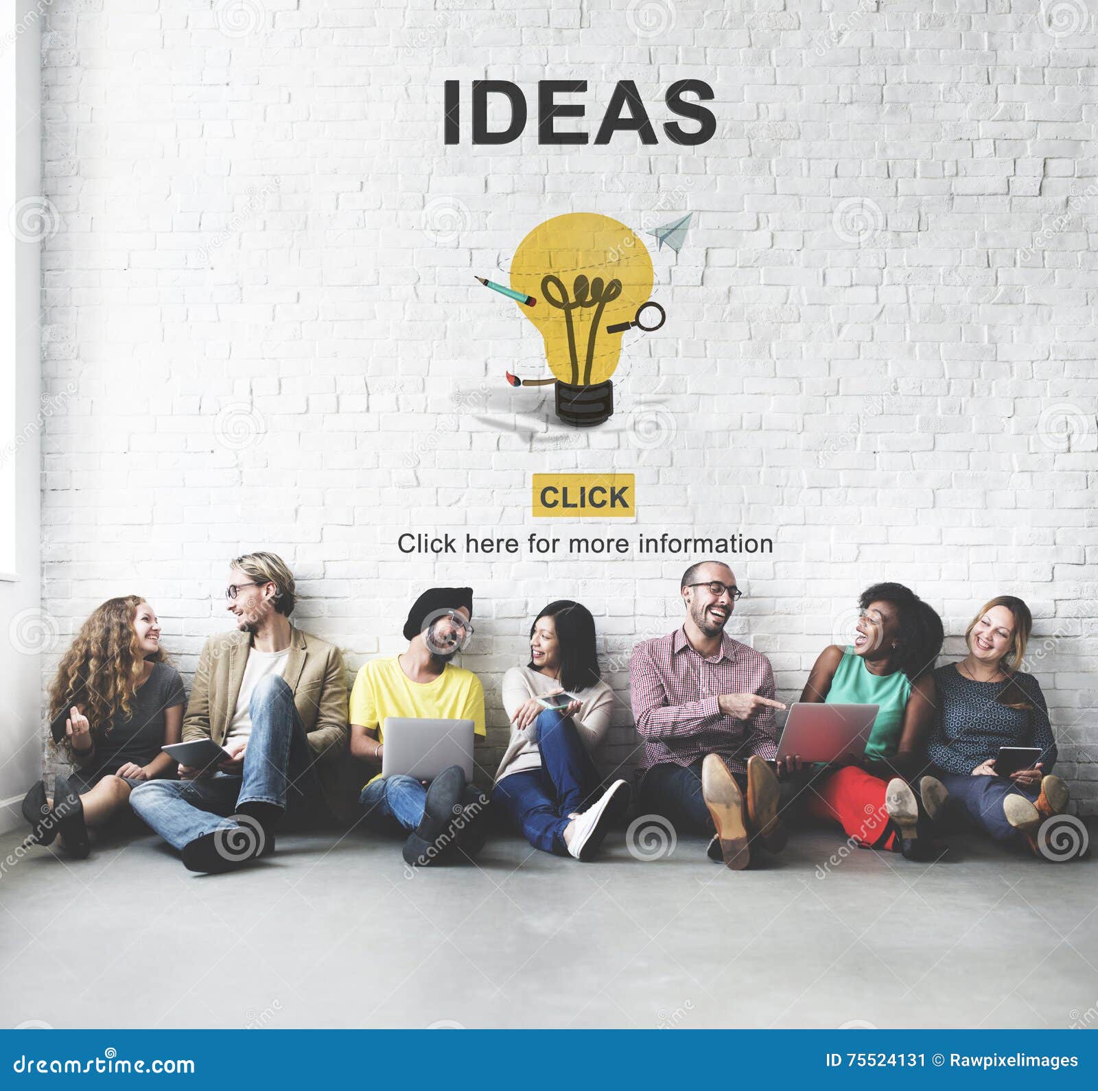 Ideas Action Design Strategy Suggestion Thoughts Concept Stock Image ...
