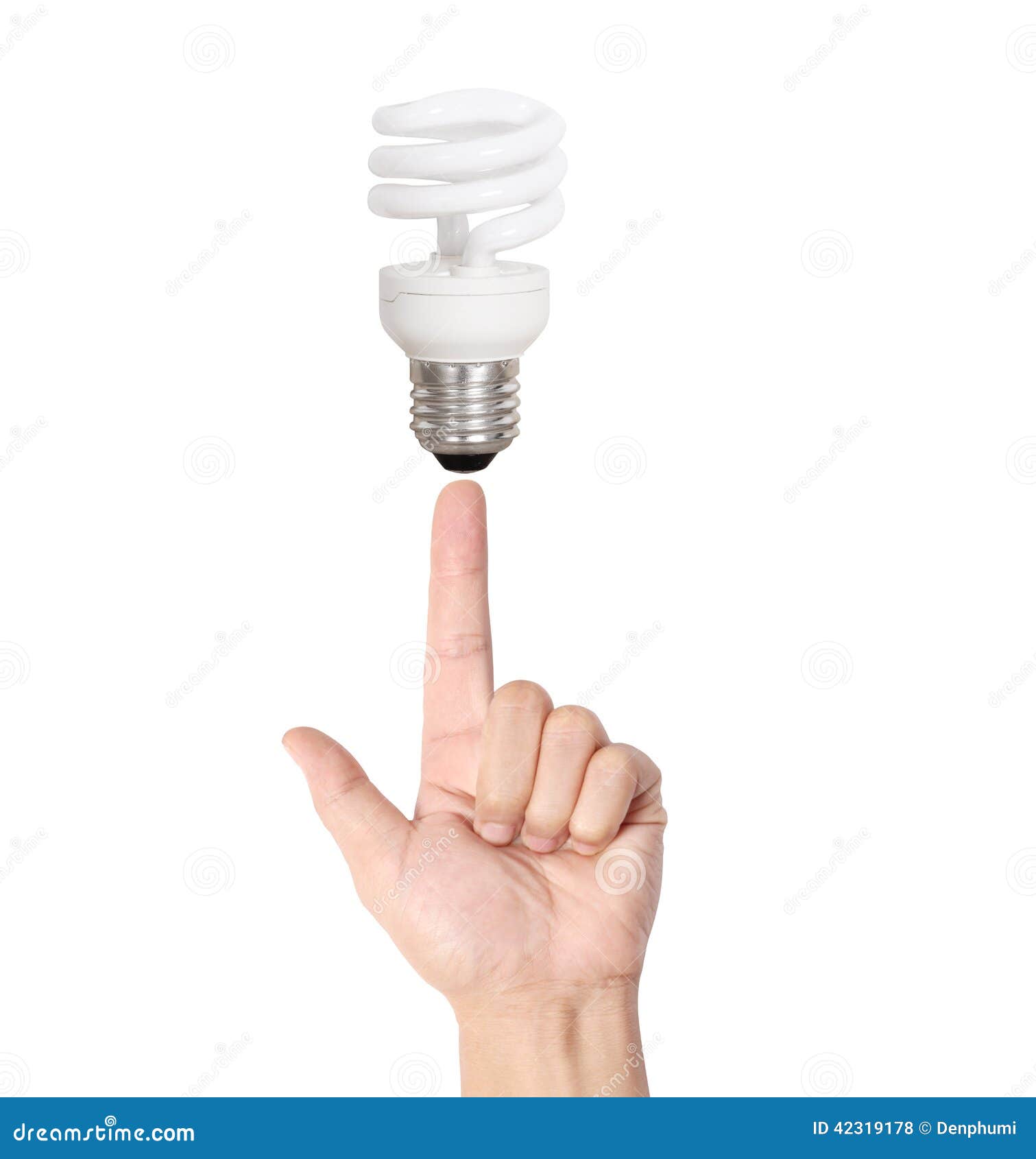 Ideas bulb light on hand stock photo. Image of smart - 42319178