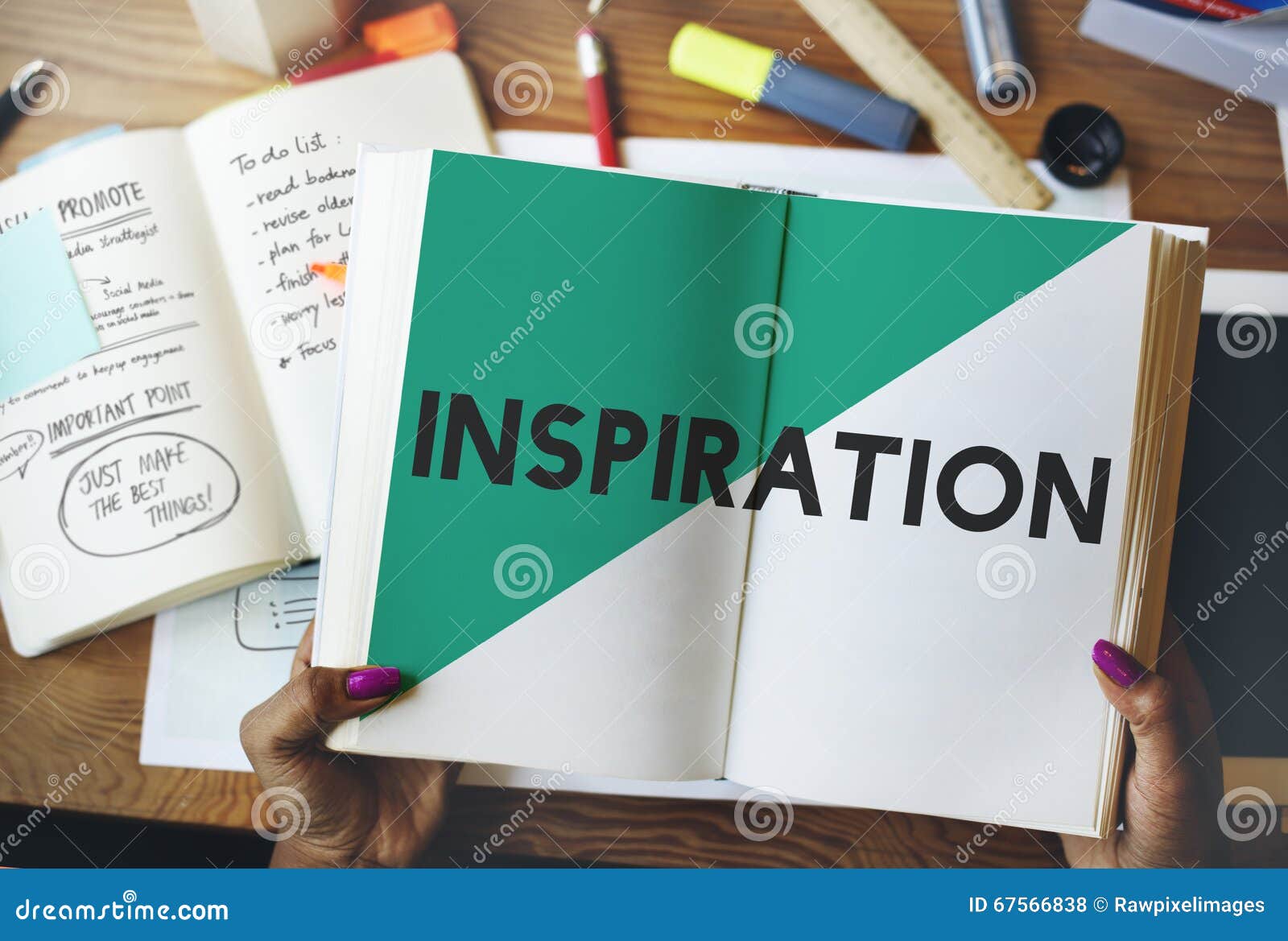 Ideas Creative Inspiration Start Up Reading Concept Stock Photo - Image ...