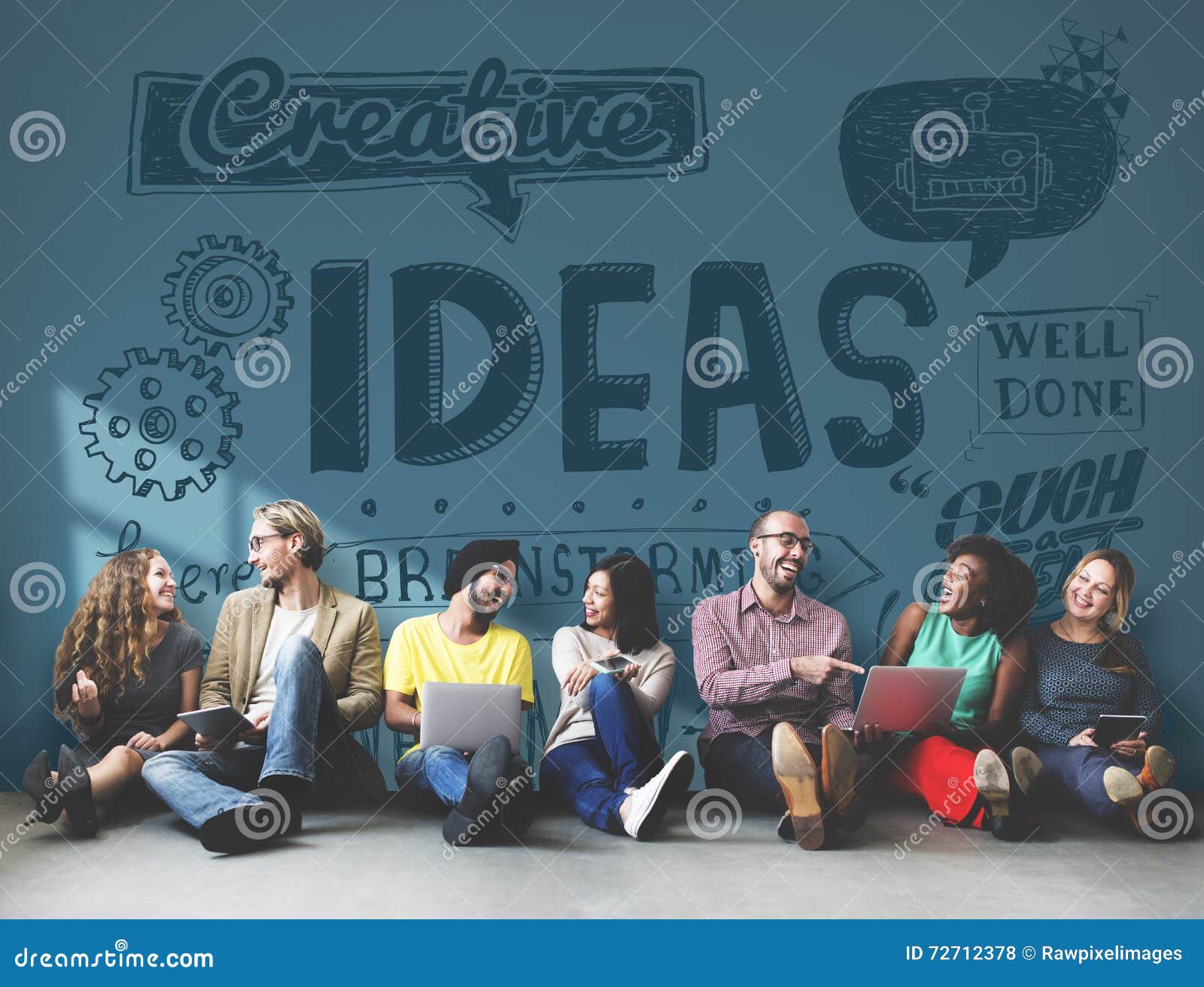 Ideas Creative Mission Strategy Vision Concept Stock Photo - Image of ...