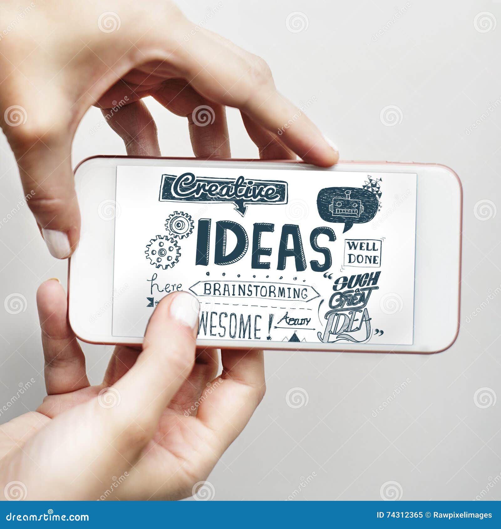 Ideas Creative Mission Strategy Vision Concept Stock Image - Image of ...