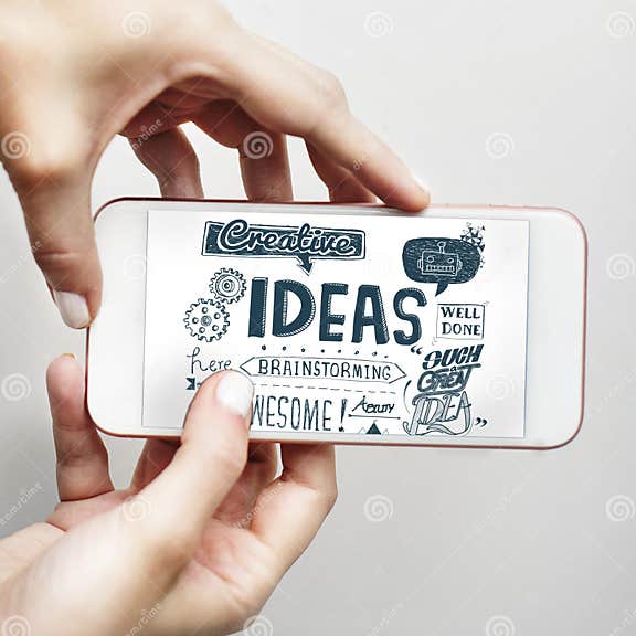 Ideas Creative Mission Strategy Vision Concept Stock Image - Image of ...