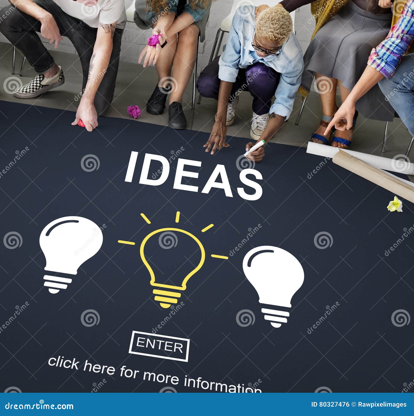 Ideas Creative Thinking Imagine Inspiration Concept Stock Photo - Image ...
