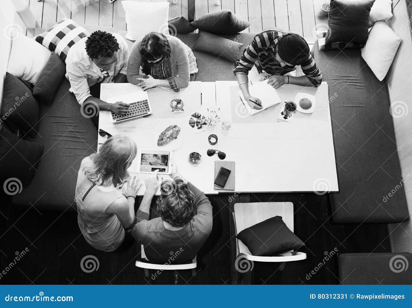 Ideas Creativity Planning Office Working Cafe Concept Stock Image ...