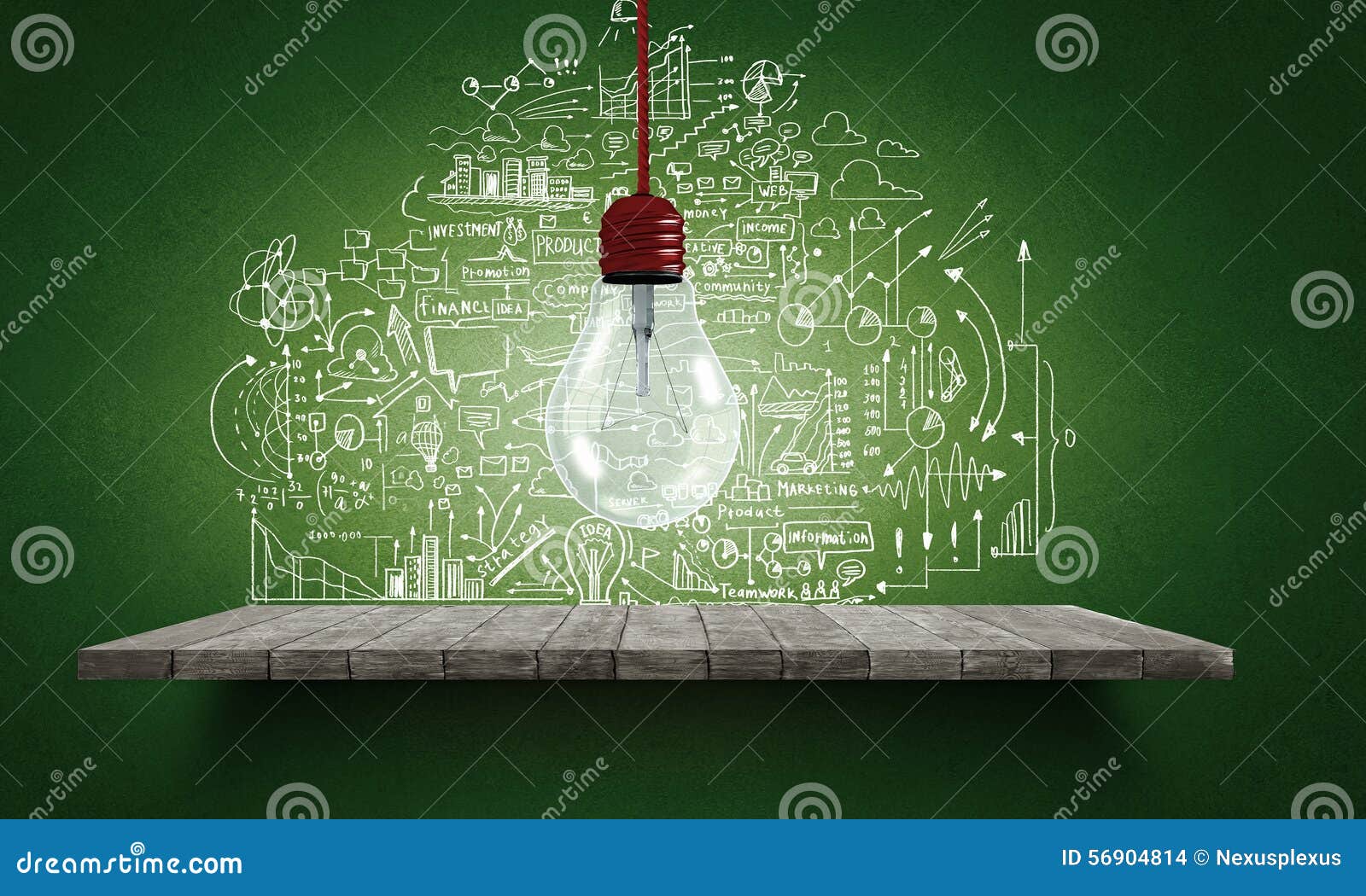 Ideas de Brigth foto de archivo. Imagen de brainstorming - 56904814