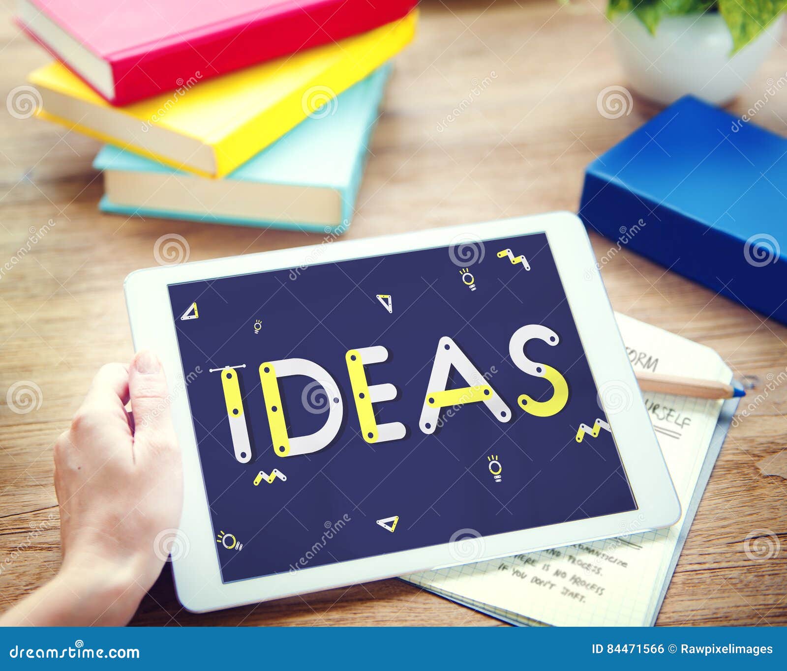Ideas Design Draft Creative Sketch Objective Concept Stock Photo ...