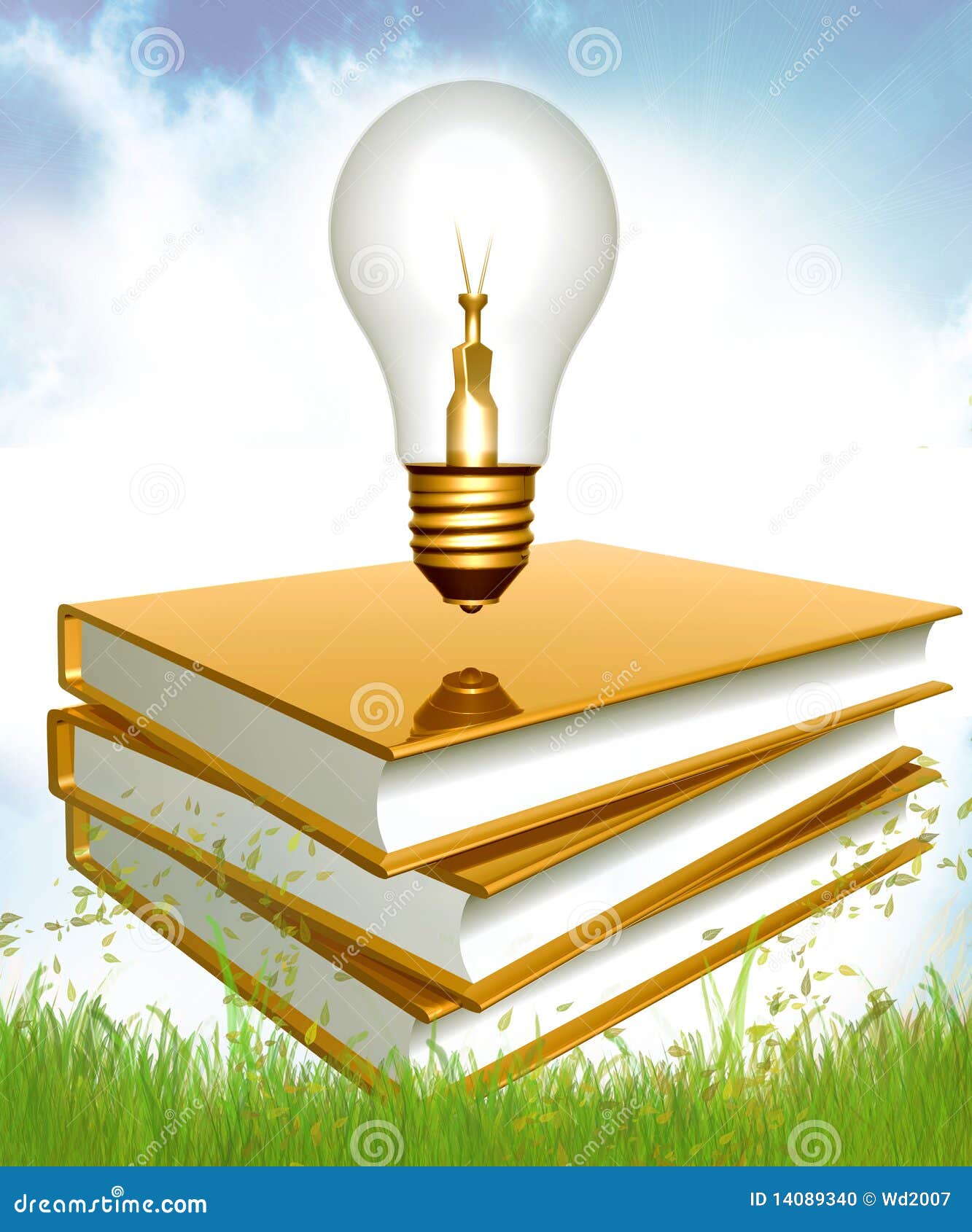 Ideas through Education and Knowledge Stock Illustration - Illustration ...
