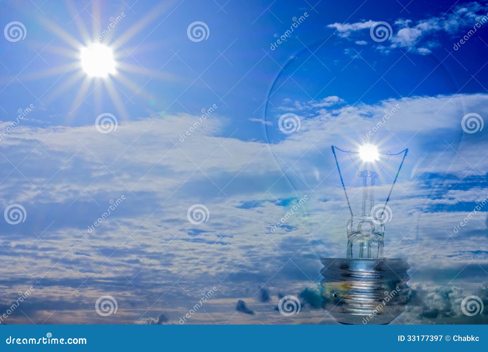 Ideas, energy from the sun stock image. Image of future - 33177397