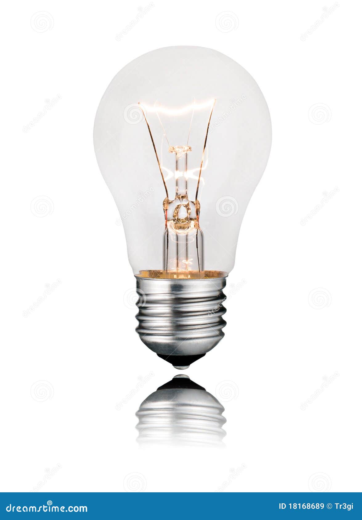 Ideas - Flawless Lightbulb Photo with Reflection Stock Image - Image of ...