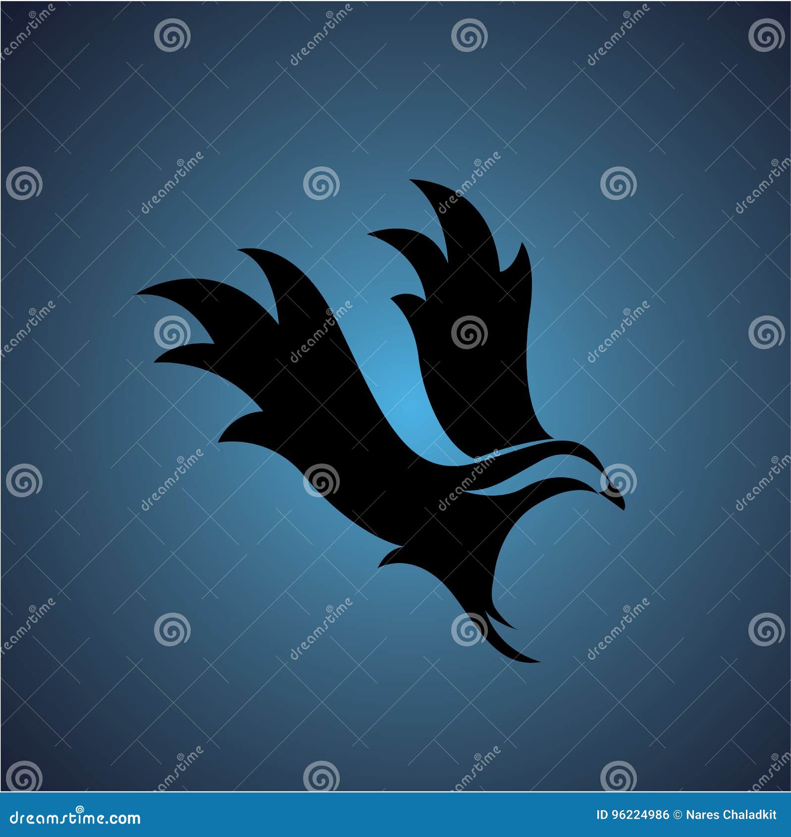 Ideas Hawk Design Illustration Graphic on Background Stock Illustration ...